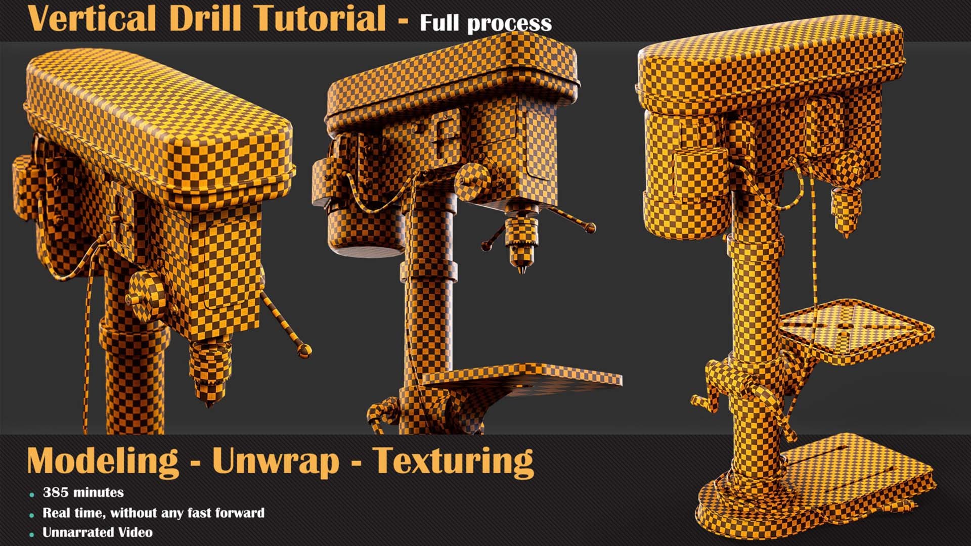 Vertical Drill Tutorial 3D Model - TurboSquid 2291444