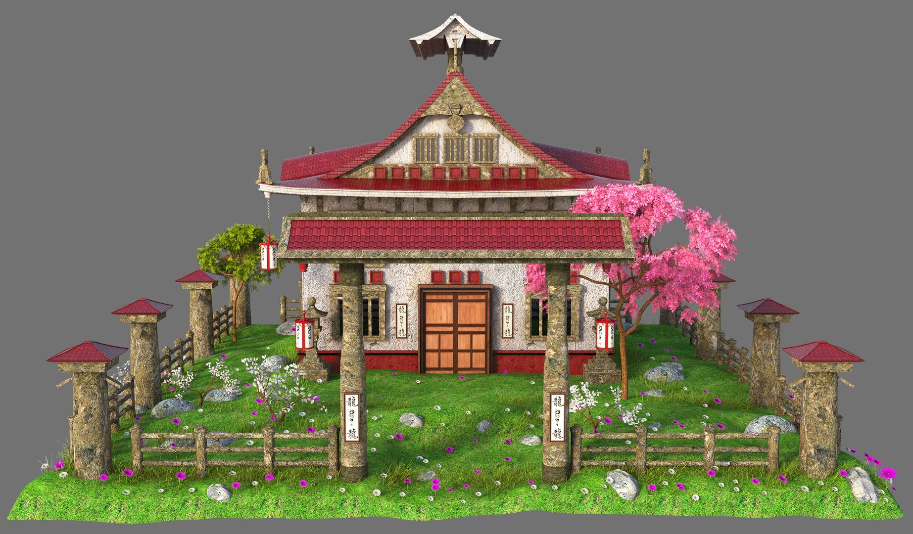 3D Asia Asian Building - TurboSquid 1387680