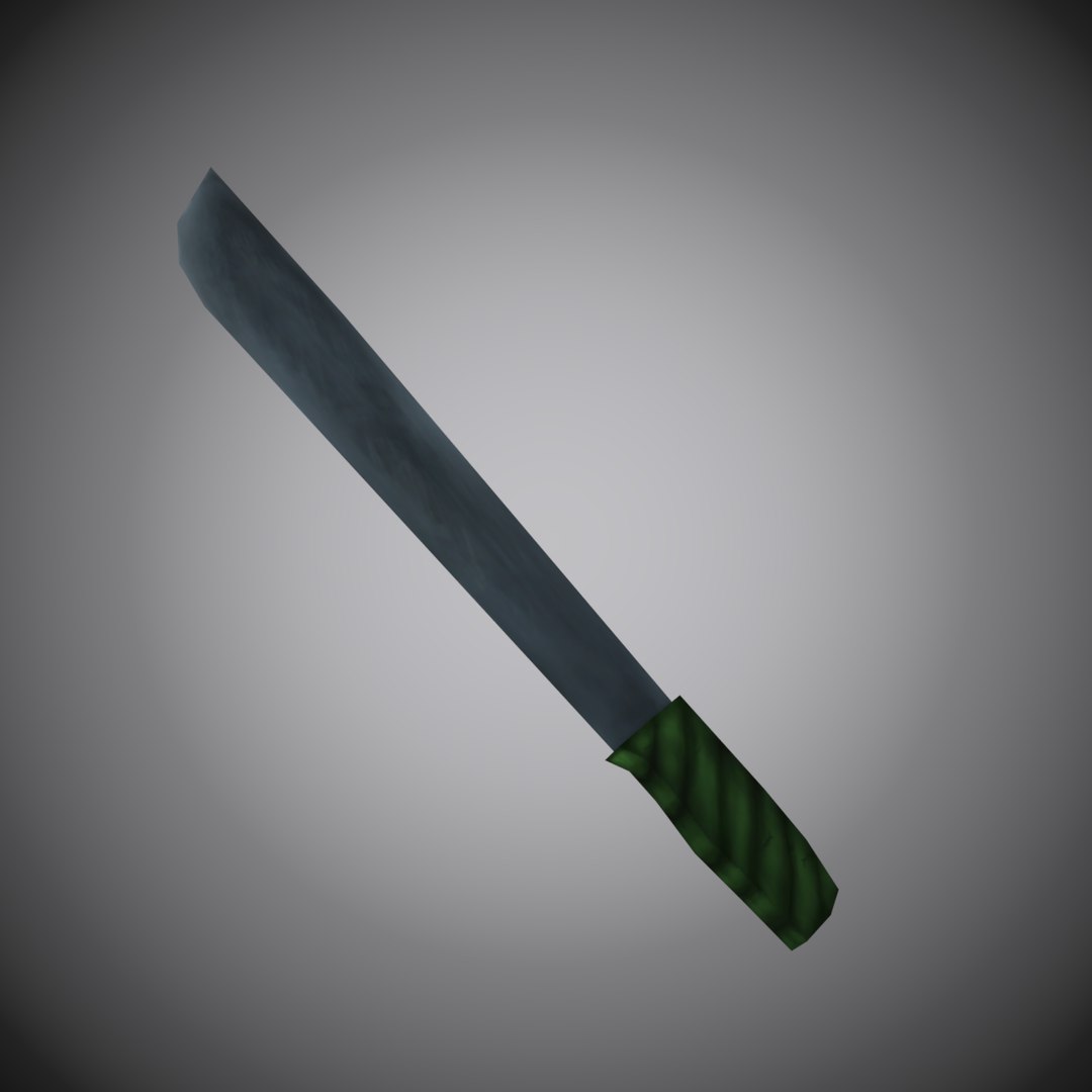 3D machete weapon model - TurboSquid 1432425