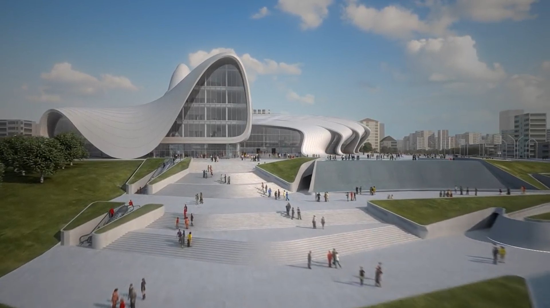 3D Model Heydar Aliyev Center Revit - TurboSquid 2046896