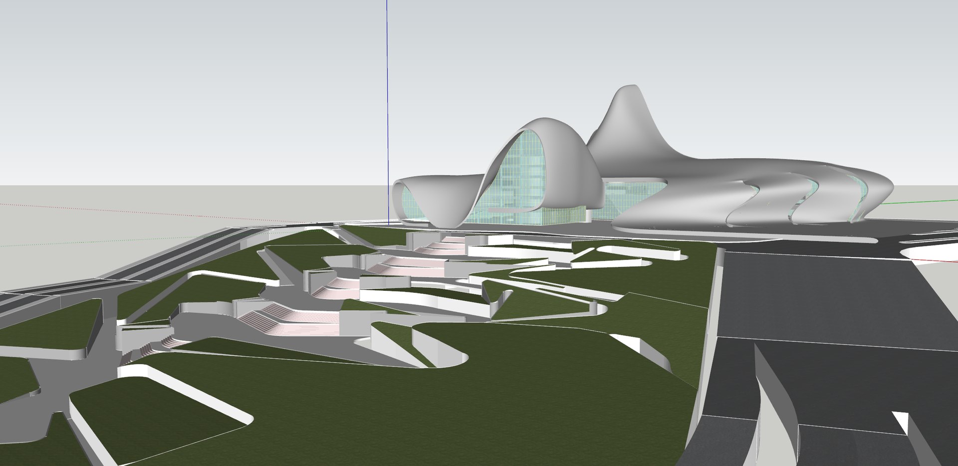 3D Model Heydar Aliyev Center Revit - TurboSquid 2046896