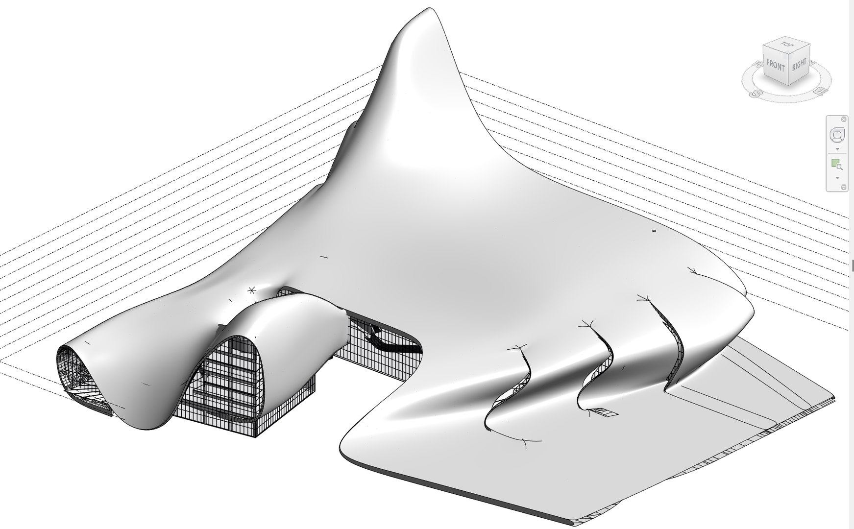 3D Model Heydar Aliyev Center Revit - TurboSquid 2046896