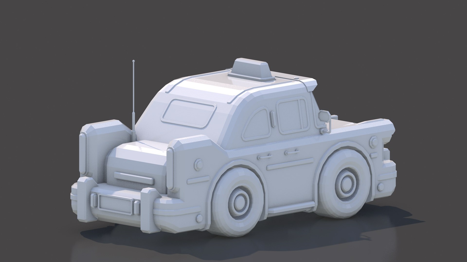 Cartoon Taxi model 3D model - TurboSquid 1964110