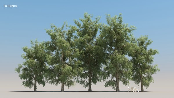 100 trees 3d max
