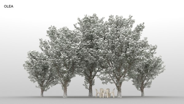 100 trees 3d max
