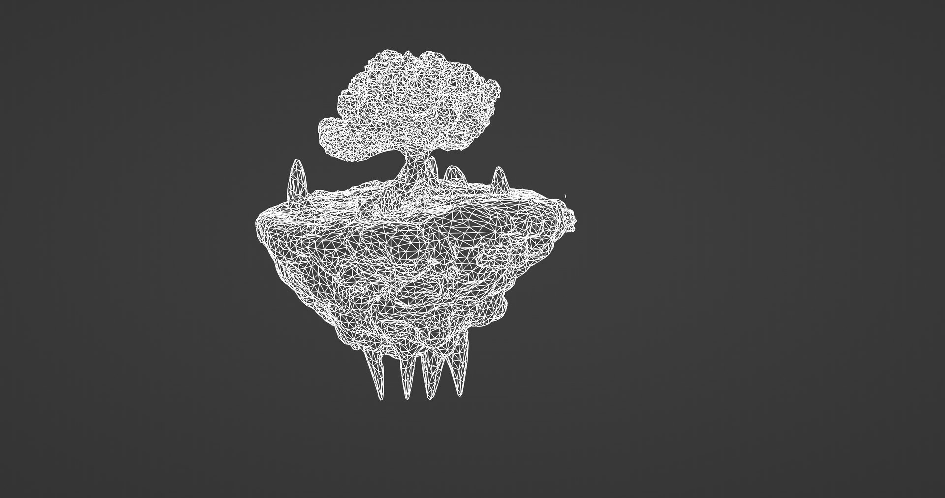 Floating Magic Island With Crystal Energy 3D - TurboSquid 2342036
