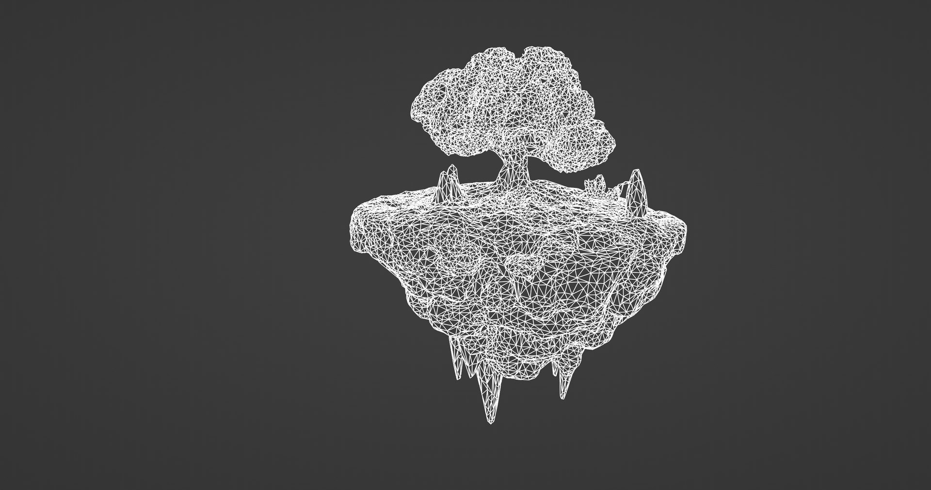 Floating Magic Island With Crystal Energy 3D - TurboSquid 2342036