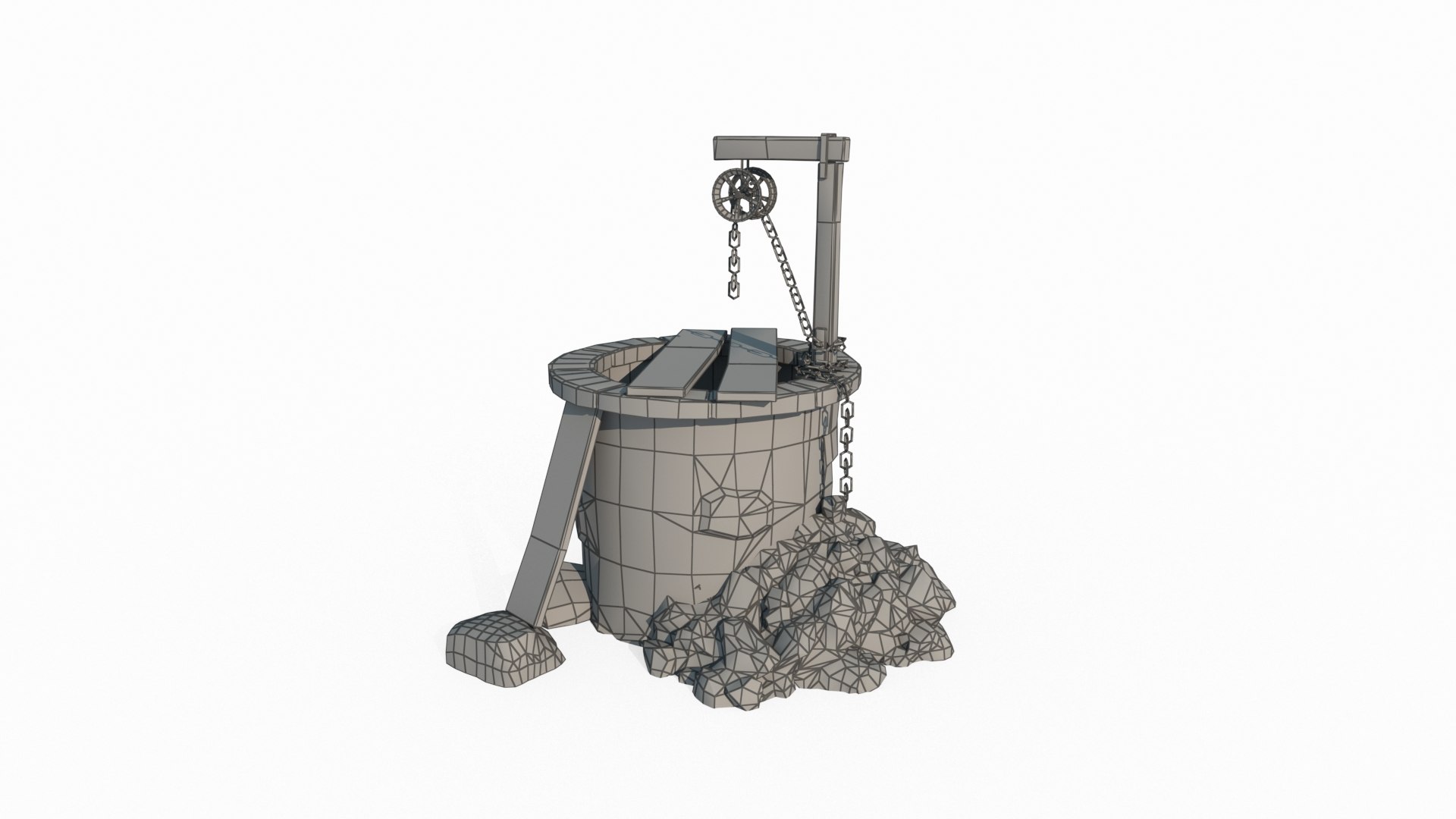 3D Medieval Architecture Well - TurboSquid 2573867