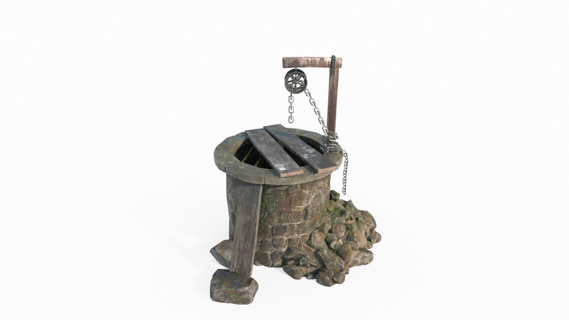 3D Medieval Architecture Well - TurboSquid 2573867