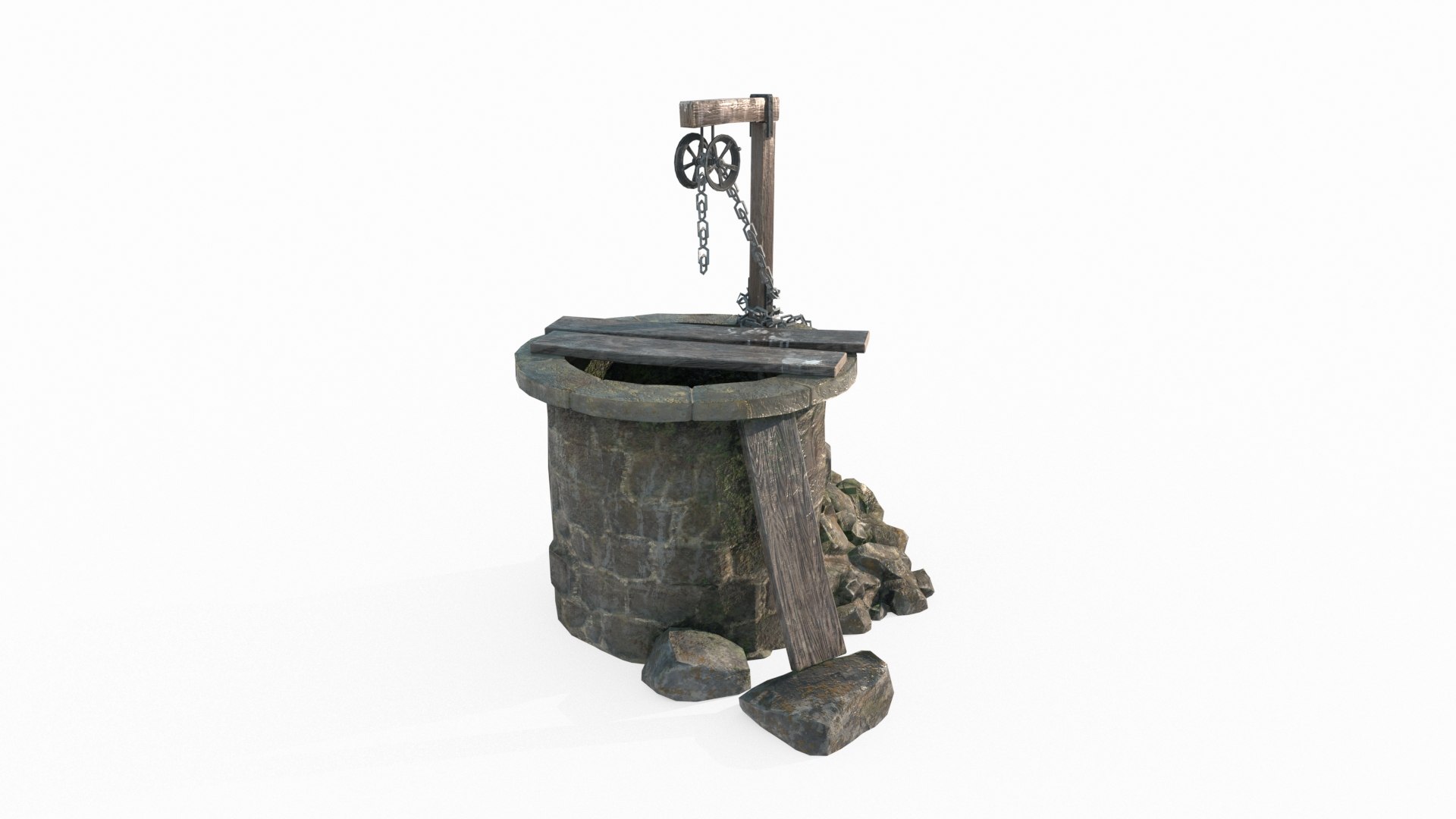 3D Medieval Architecture Well - TurboSquid 2573867