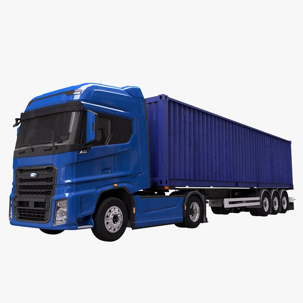 Mack anthem container trailer model - TurboSquid 1387851