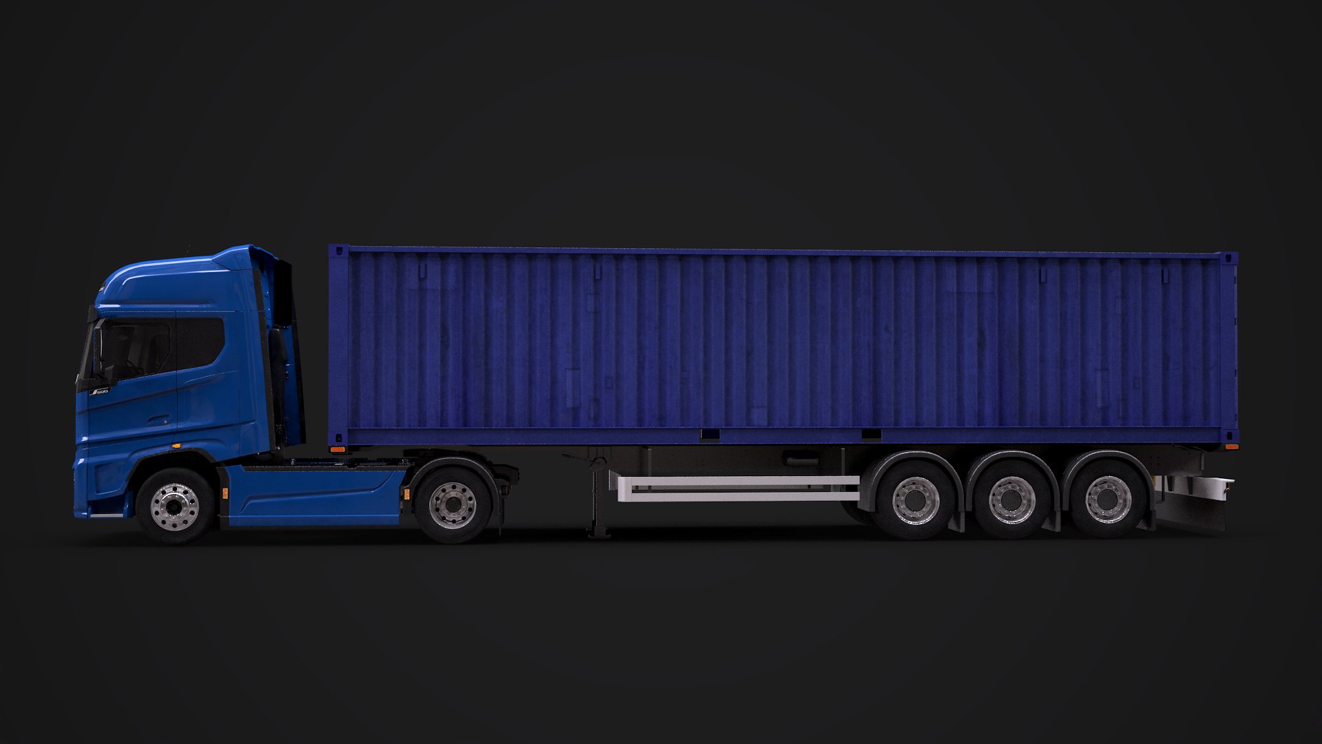 3D Trailer Iso Container - TurboSquid 1651656