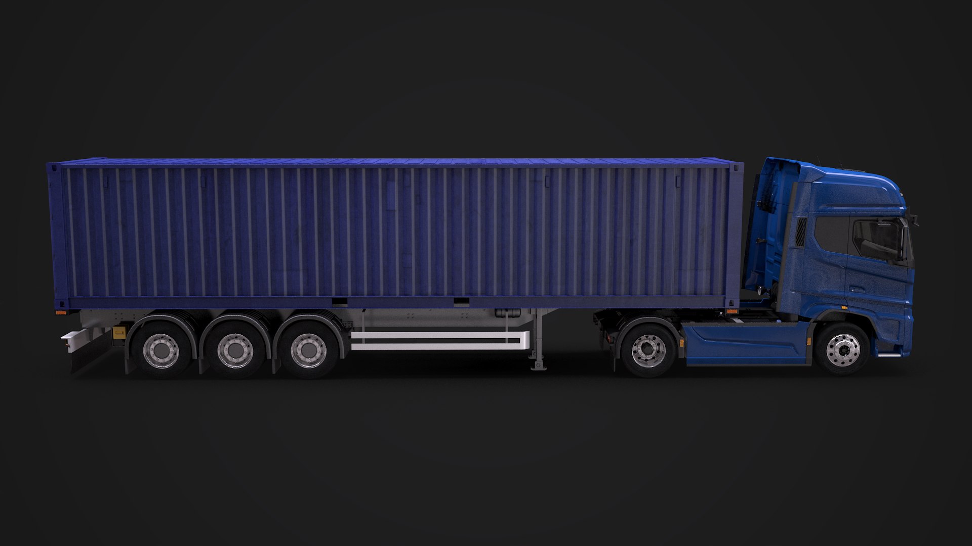 3D Trailer Iso Container - TurboSquid 1651656