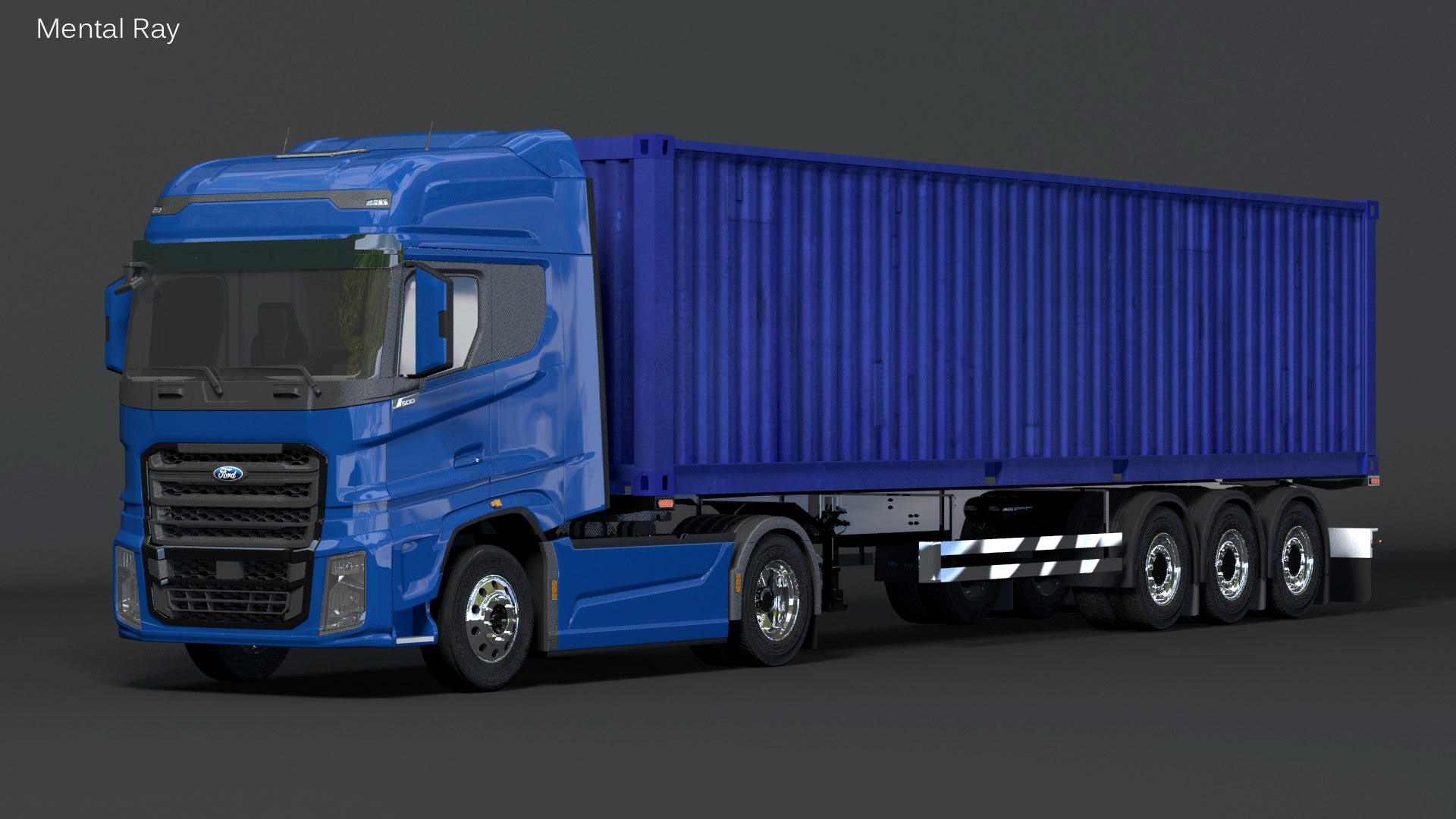 3D Trailer Iso Container - TurboSquid 1651656