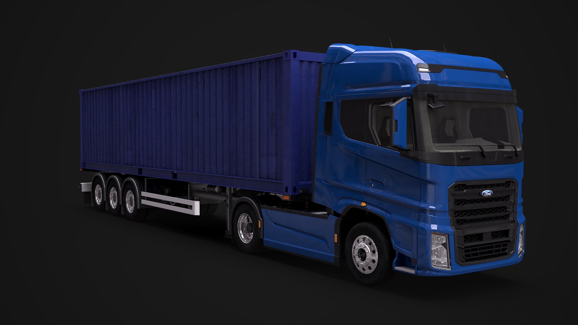 3D Trailer Iso Container - TurboSquid 1651656