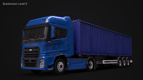 3D trailer iso container - TurboSquid 1651656