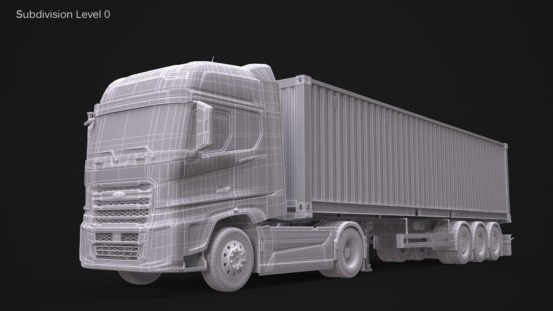 3D Trailer Iso Container - TurboSquid 1651656