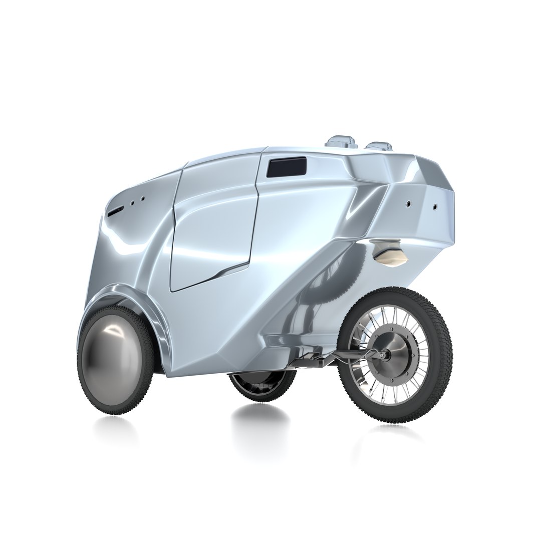 3D Autonomous delivery robot concept - TurboSquid 1754603