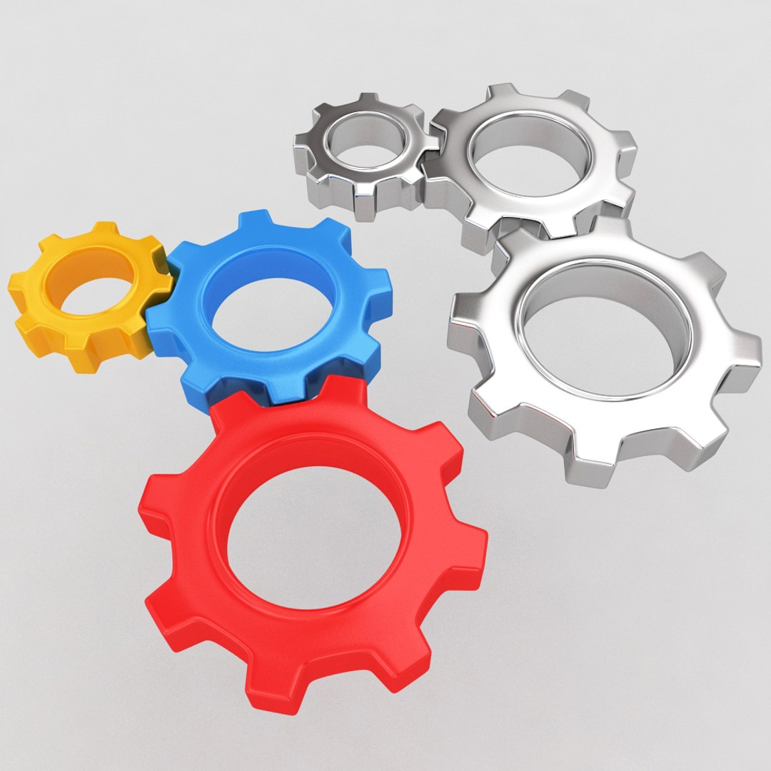 Mechanical Machine Gears Max