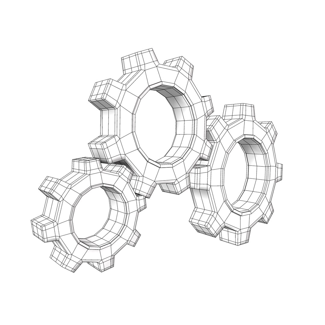 Mechanical Machine Gears Max