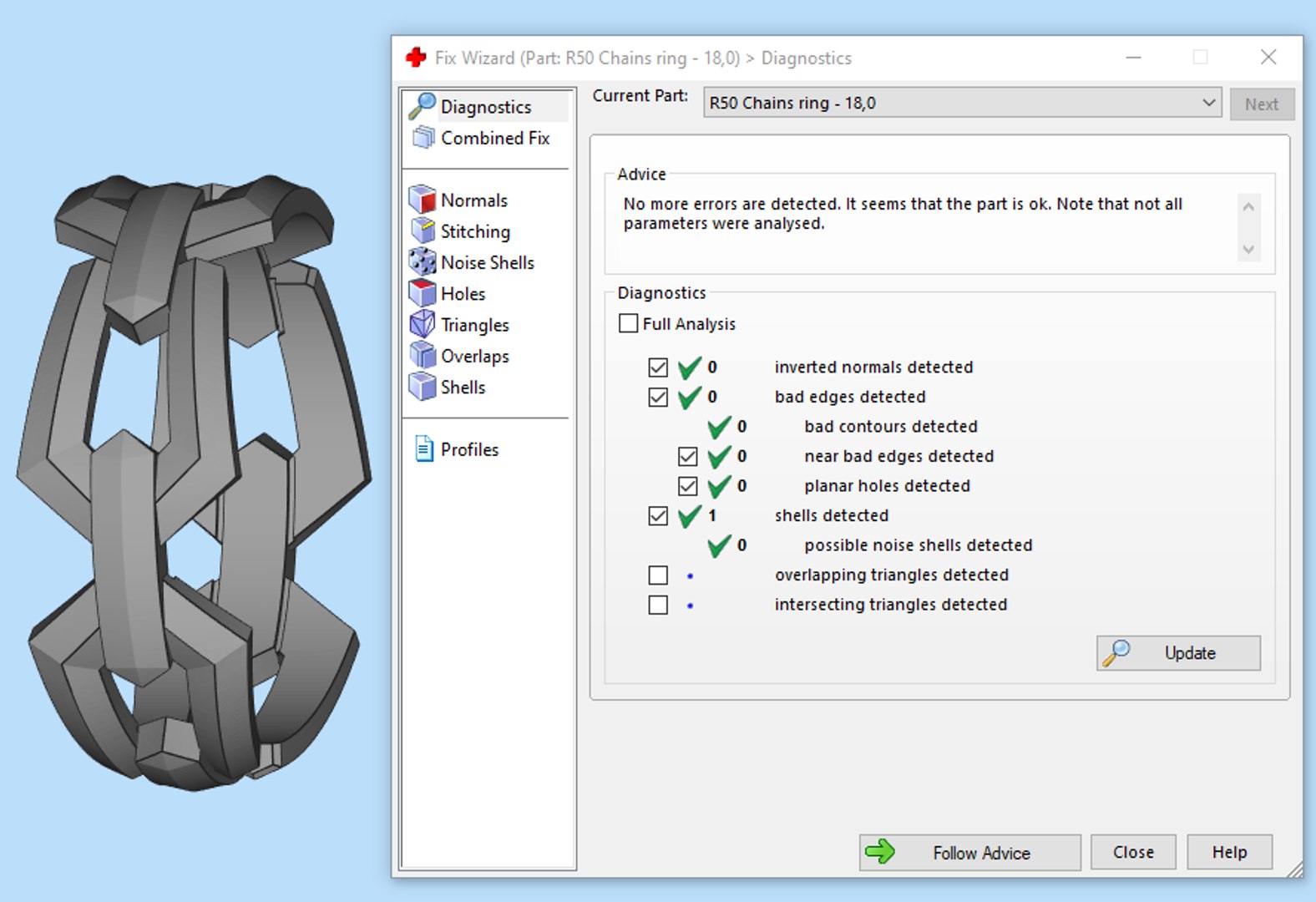 3D Wedding Chains Ring All Sizes R50 3D Print Model - TurboSquid 2321259
