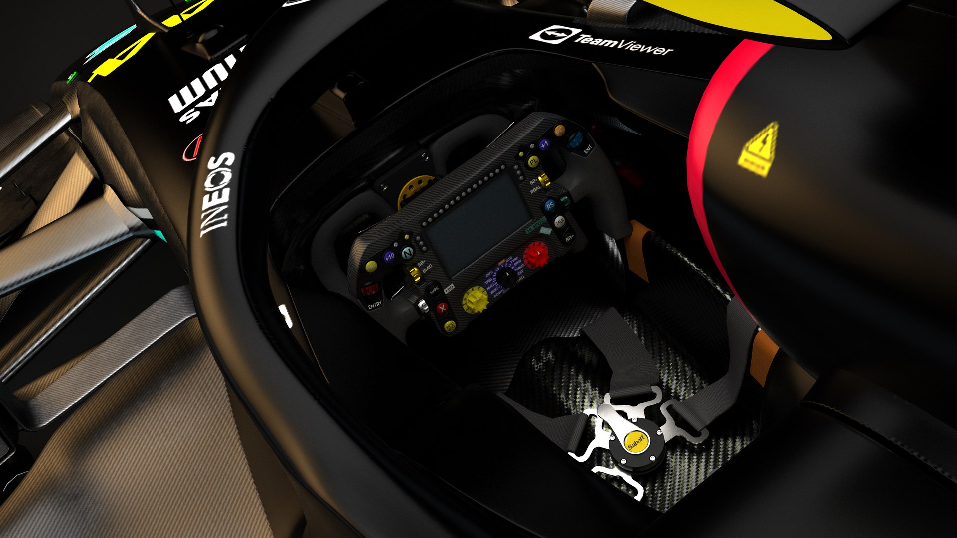 3D F1 Mercedes W14B Update season 2023 model - TurboSquid 2088075