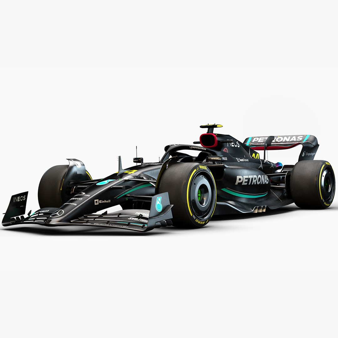 3D F1 Mercedes W14B Update season 2023 model - TurboSquid 2088075