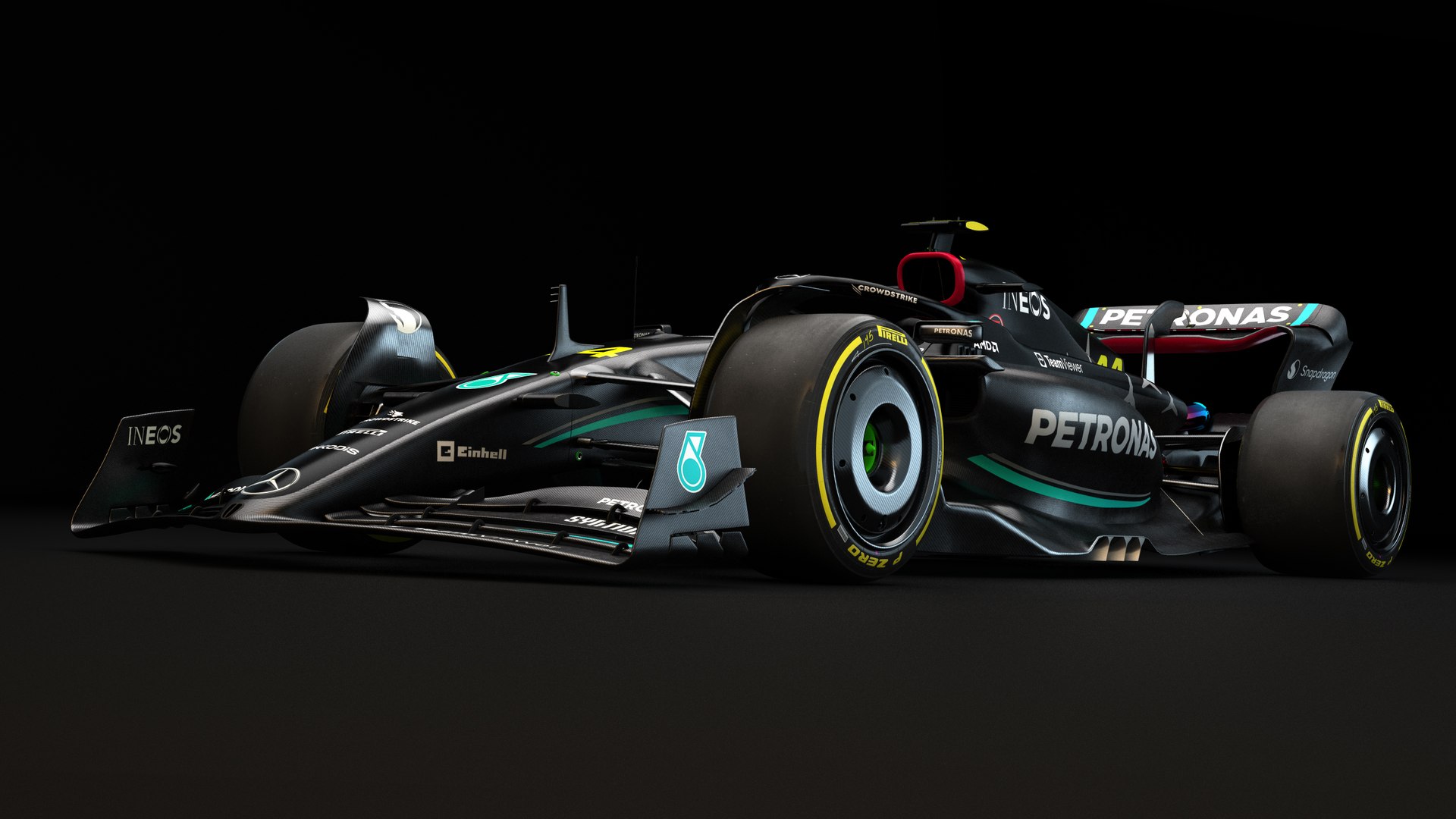 3D F1 Mercedes W14B Update Season 2023 Model - TurboSquid 2088075