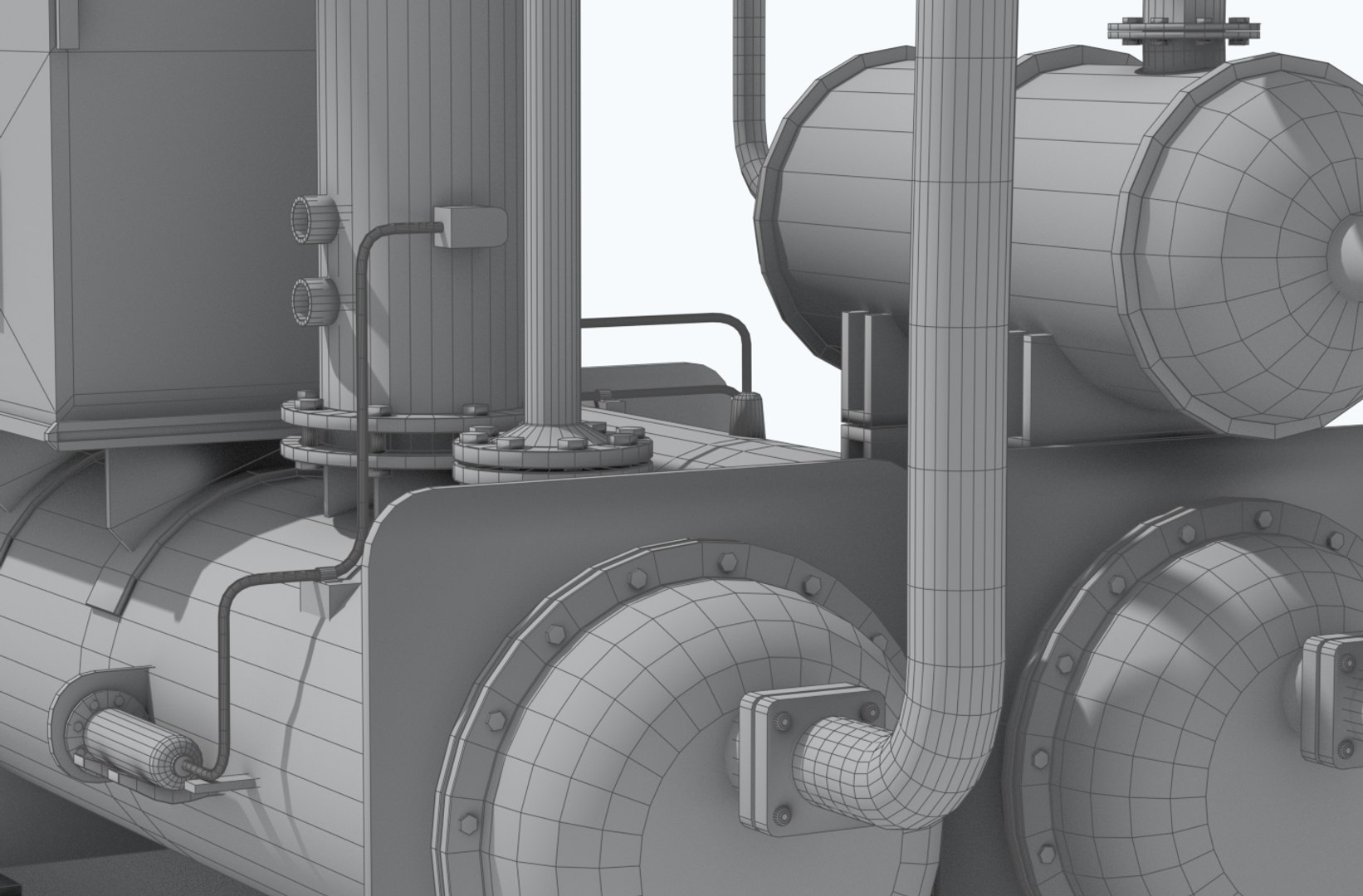 3D Industrial Chiller - TurboSquid 1245363