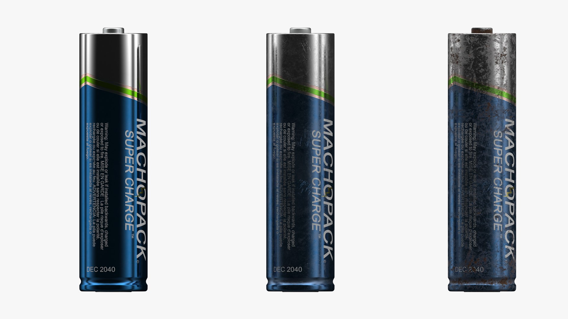 3D model aa battery - TurboSquid 1520726