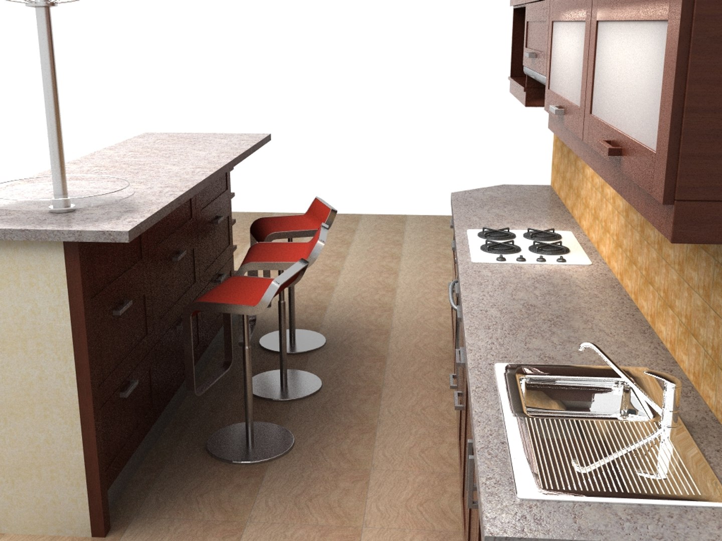 Kitchen Allmilmo 3d Model