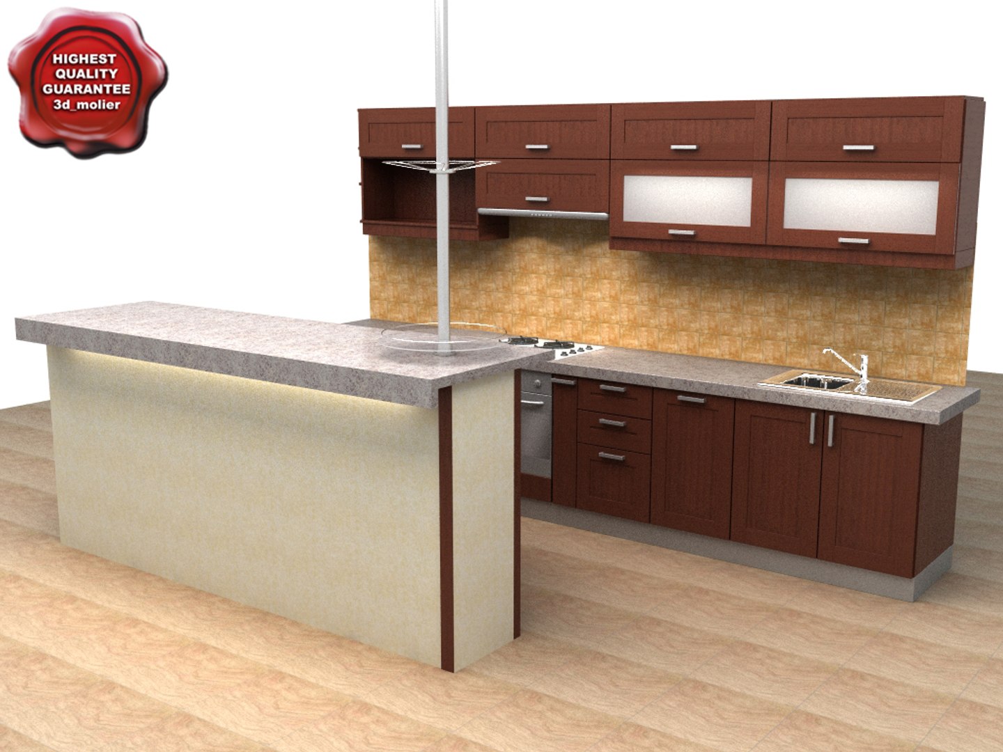 Kitchen Allmilmo 3d Model