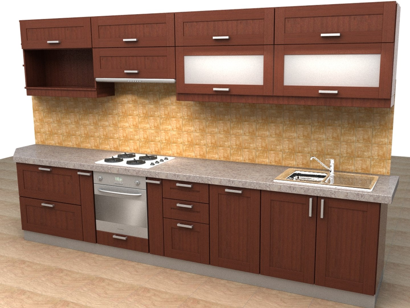 Kitchen Allmilmo 3d Model