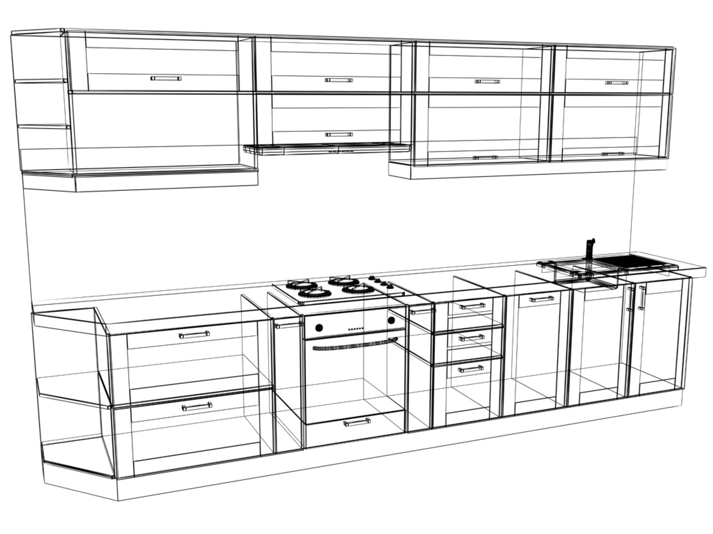 Kitchen Allmilmo 3d Model