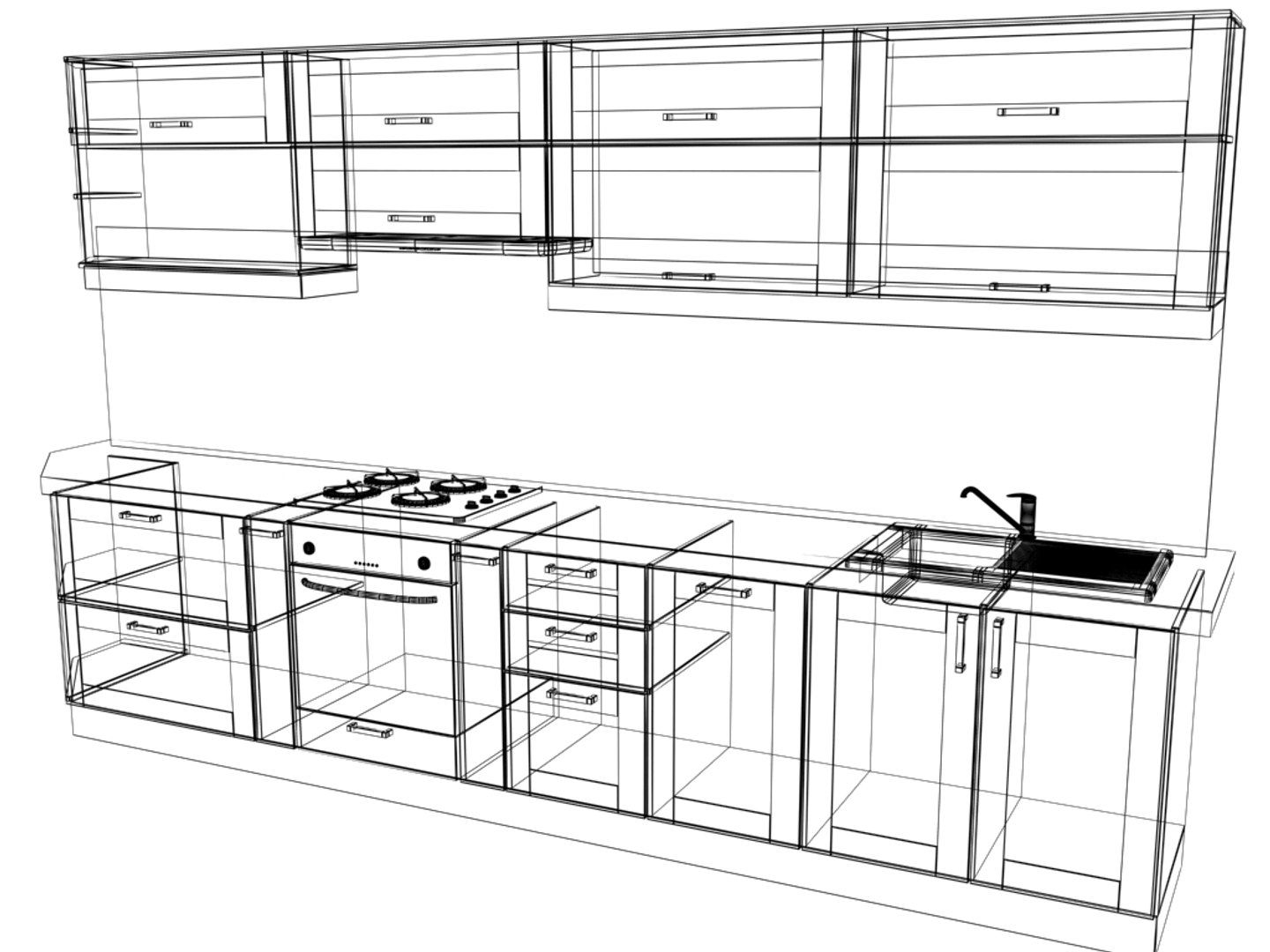 Kitchen Allmilmo 3d Model