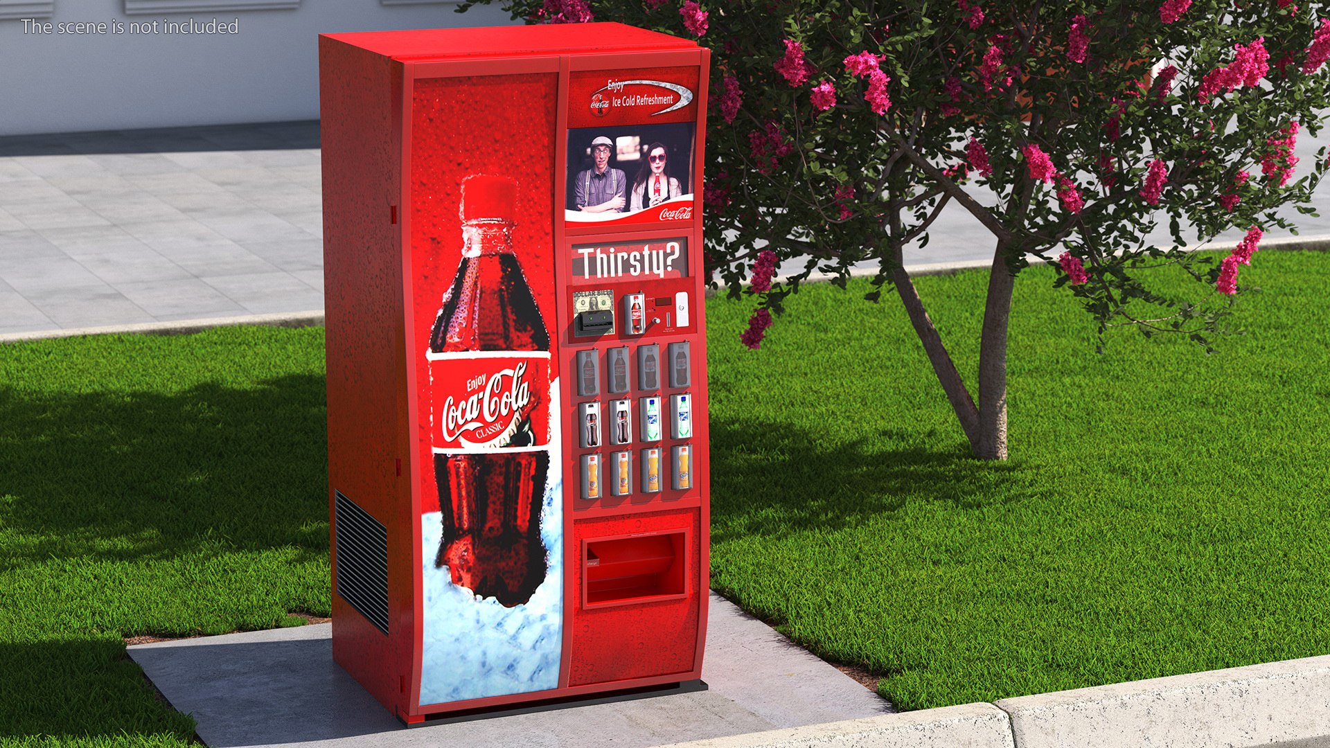 3D Coca Cola Vending Machine - TurboSquid 2136267
