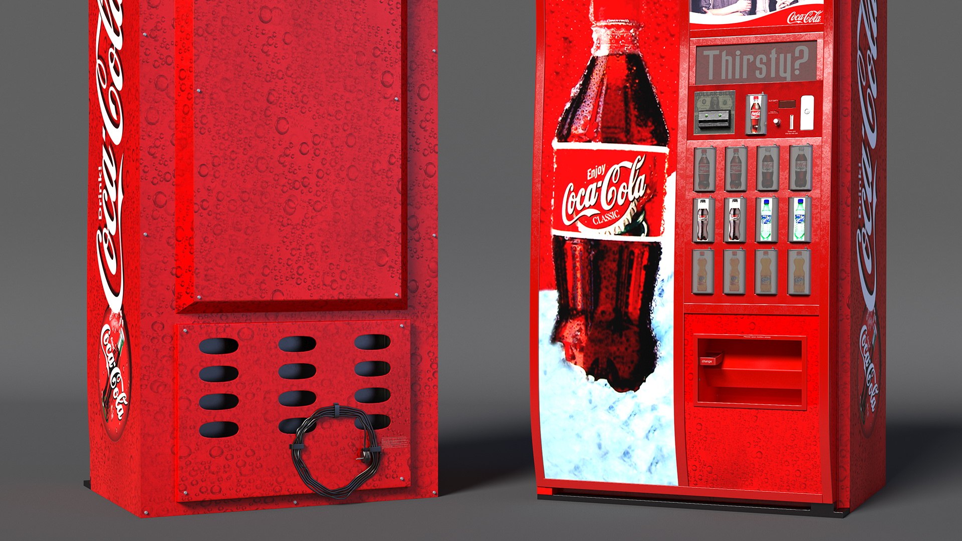 3D Coca Cola Vending Machine - TurboSquid 2136267