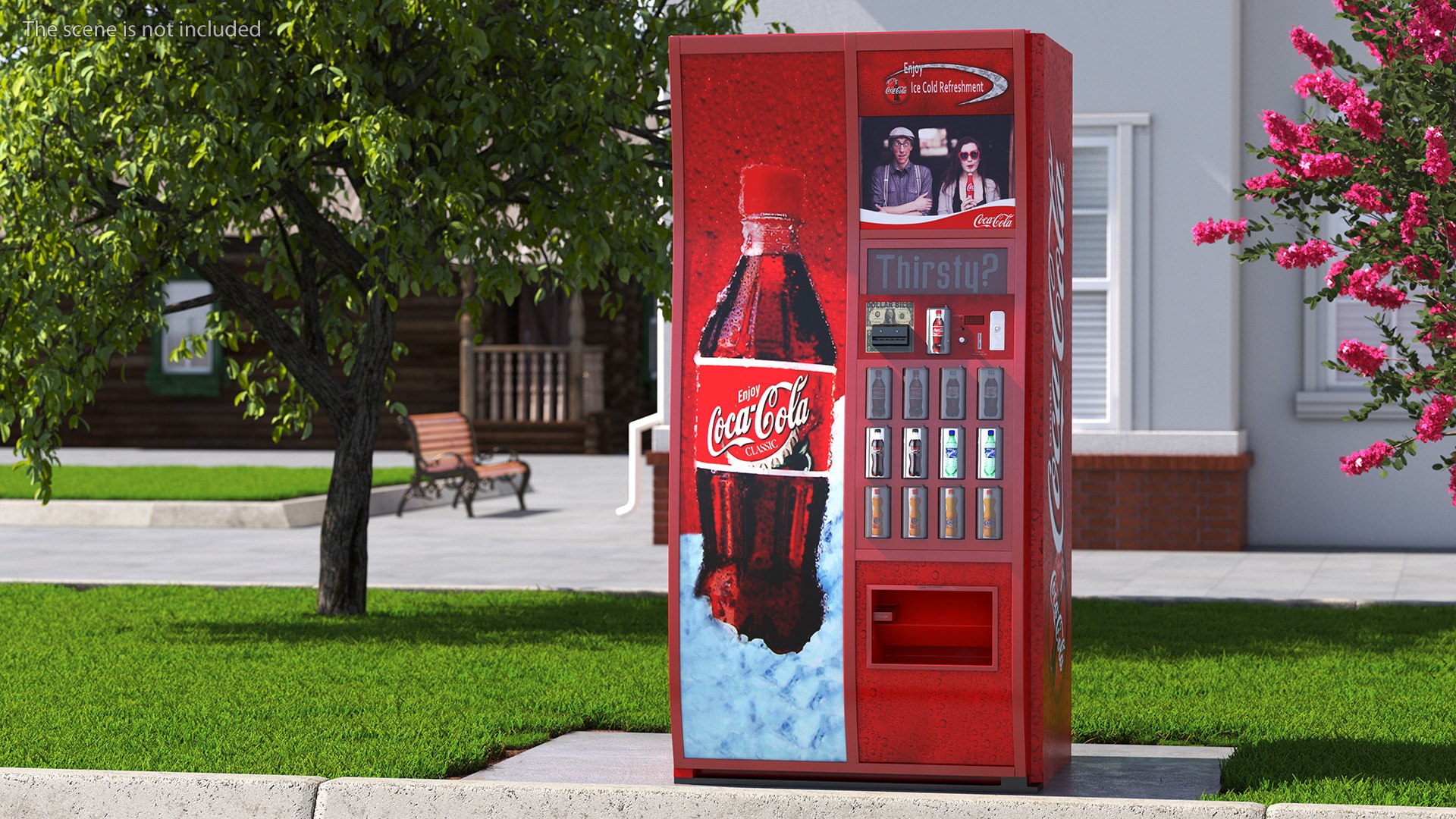 3D Coca Cola Vending Machine - TurboSquid 2136267