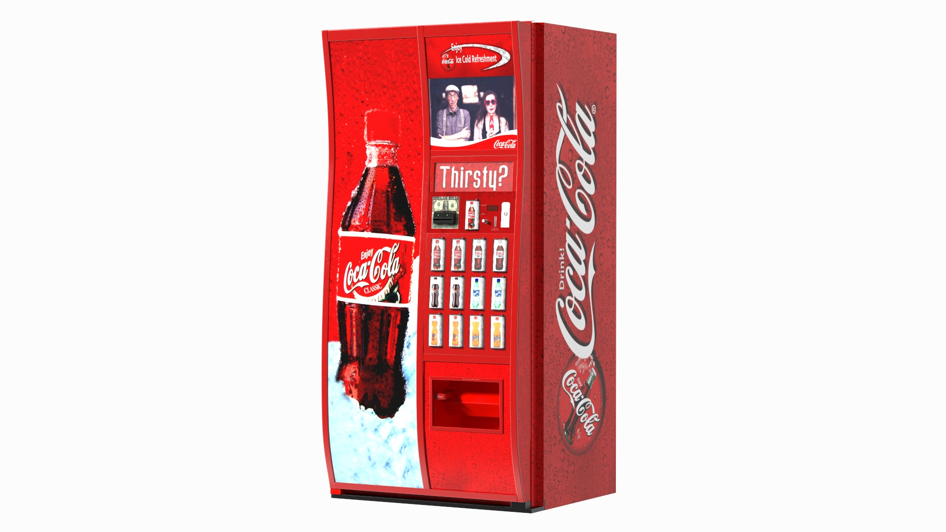3D Coca Cola Vending Machine - TurboSquid 2136267
