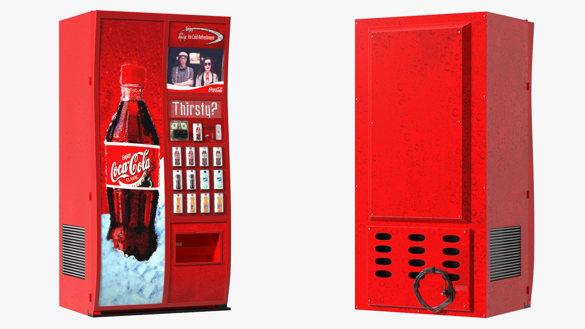3D Coca Cola Vending Machine - TurboSquid 2136267