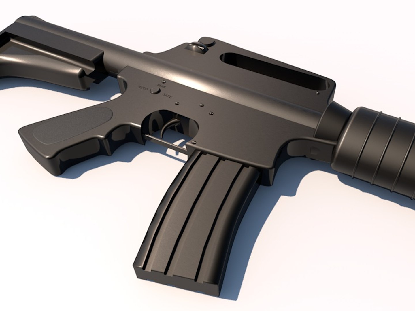 Firearms Rifle Weapon 3d Model