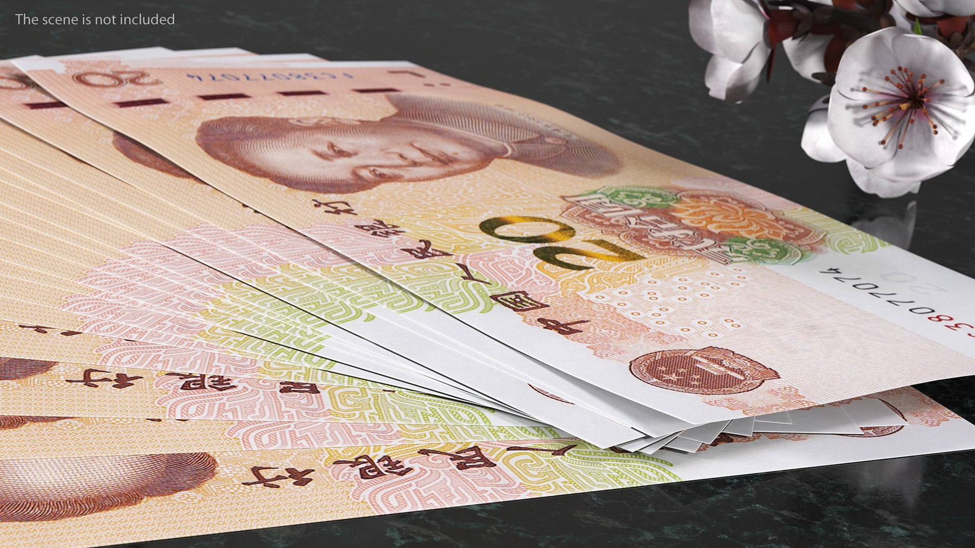 3D Fan Of Chinese 20 Yuan 2019 Banknotes Model - TurboSquid 1747738