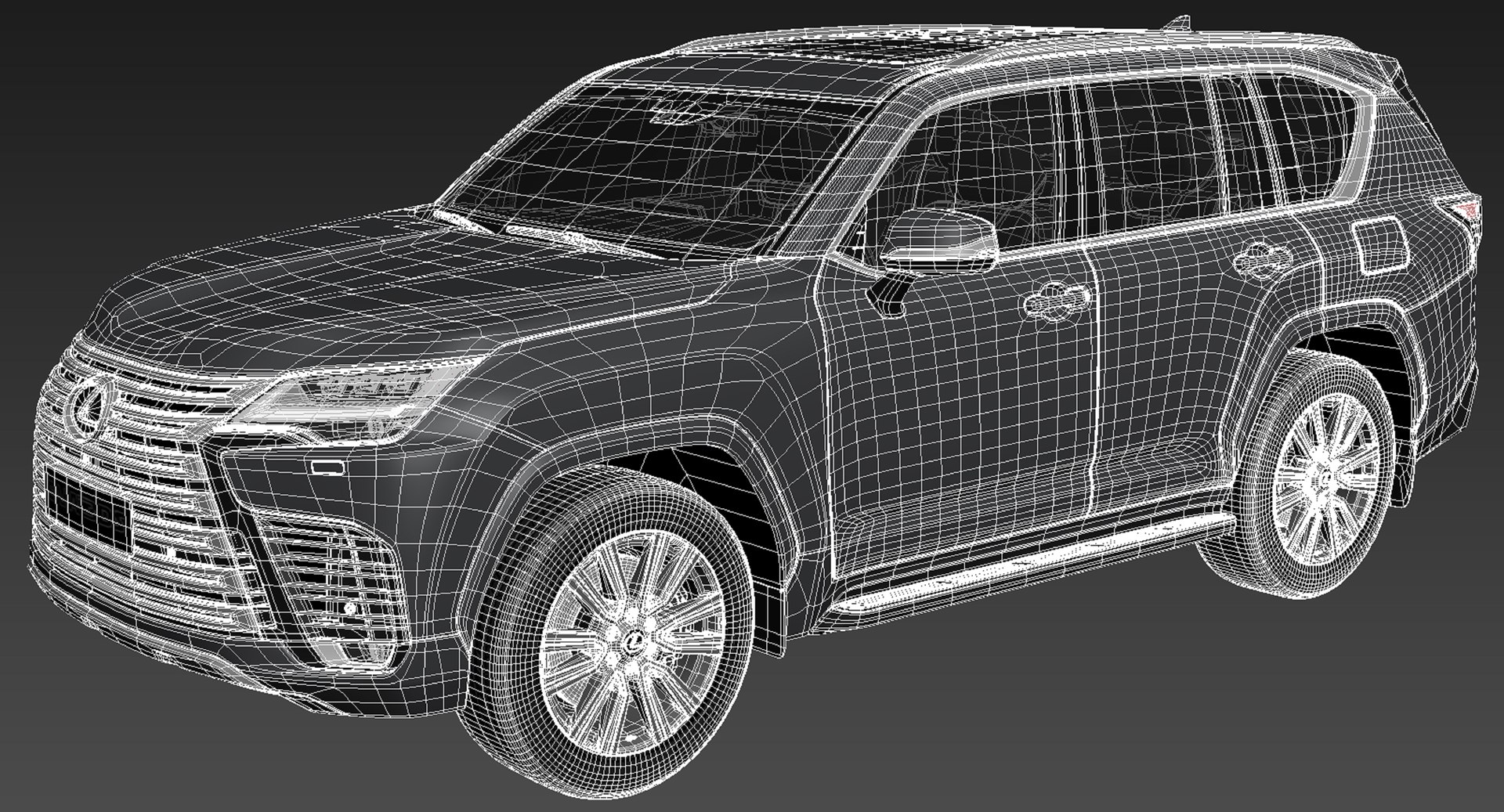 3D Lexus LX 600 2021 model - TurboSquid 1900684