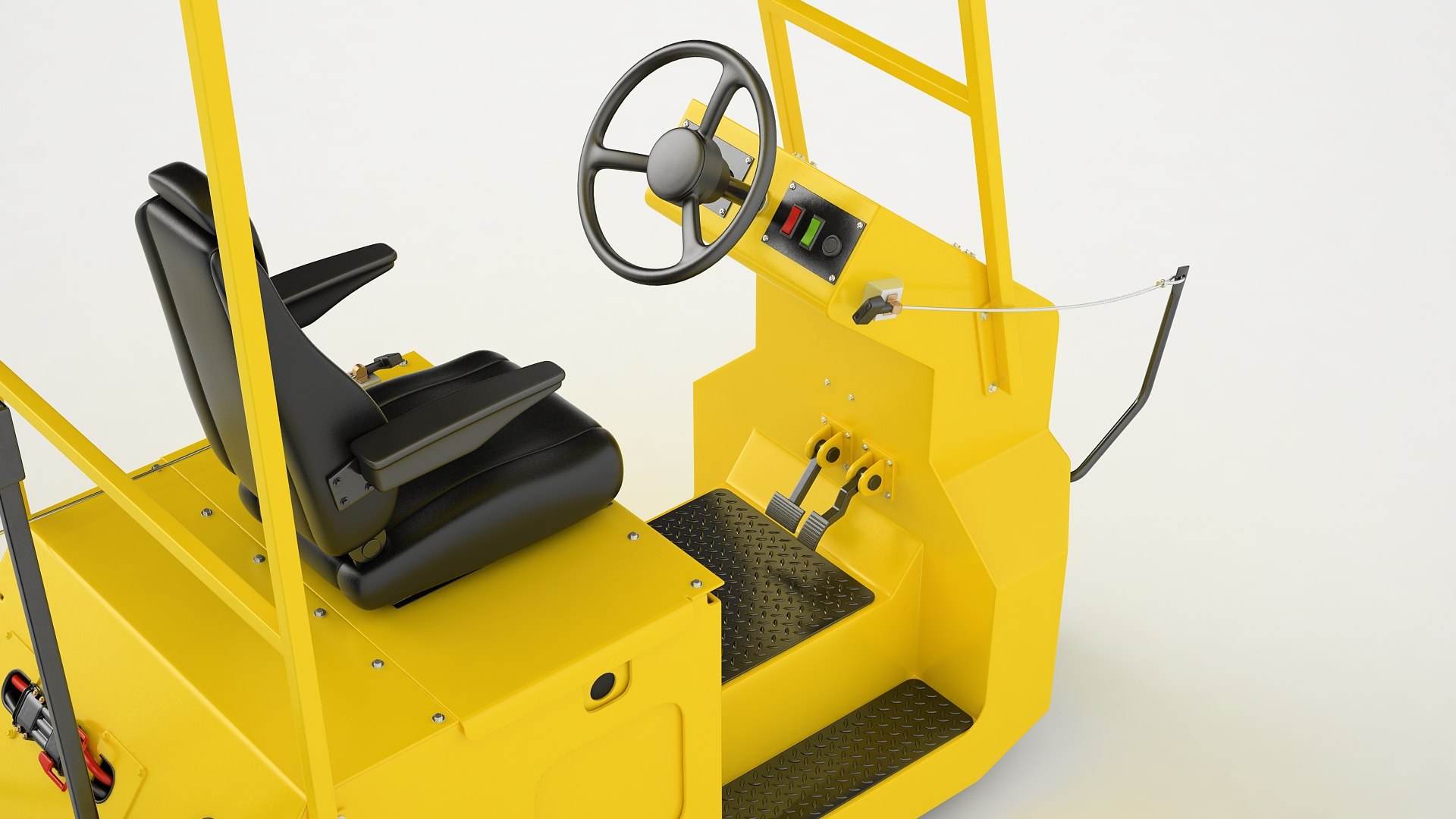 Electric Industrial Tugger 09 3D model - TurboSquid 1737653