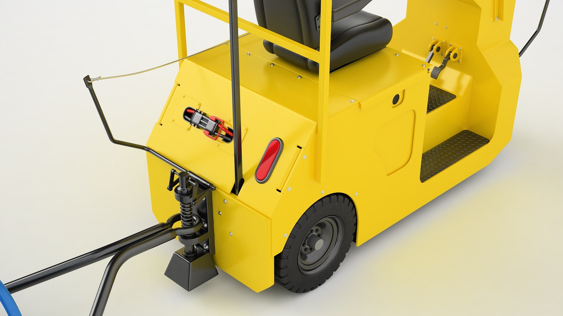 Electric Industrial Tugger 09 3D model - TurboSquid 1737653