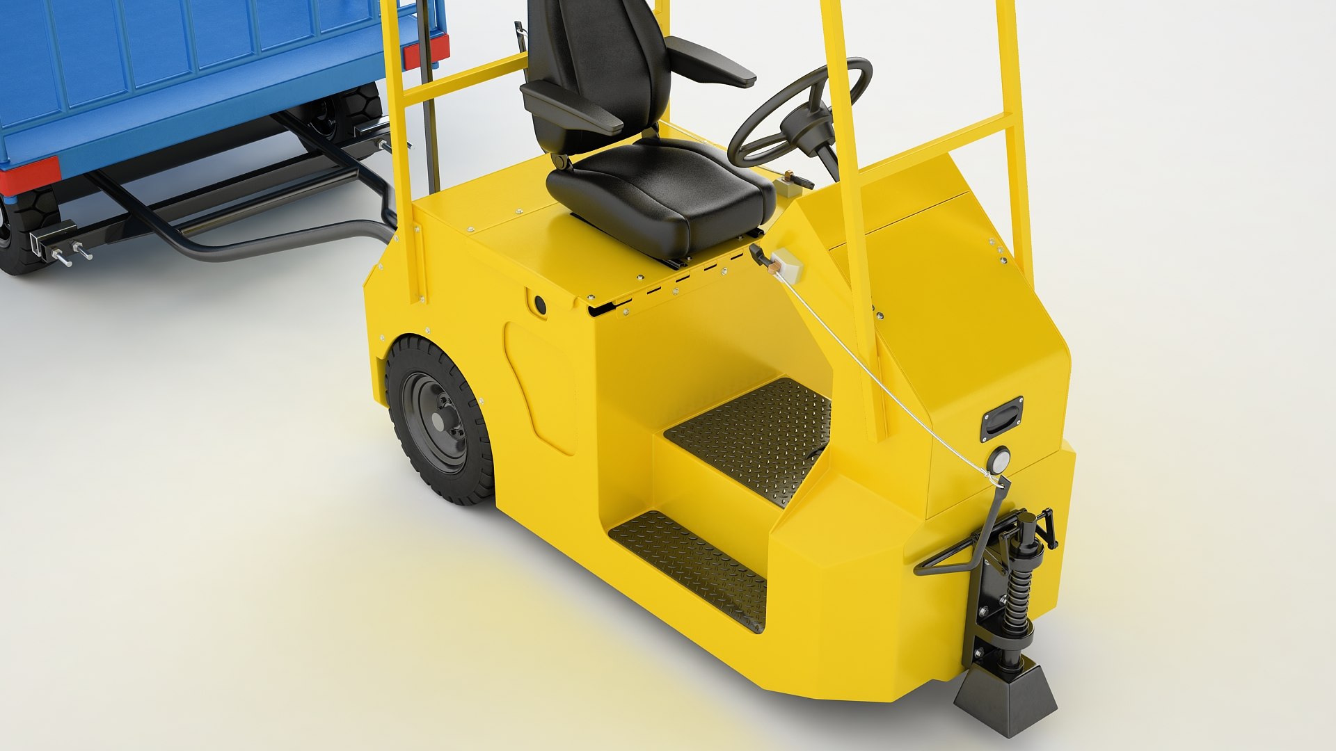 Electric Industrial Tugger 09 3D model - TurboSquid 1737653