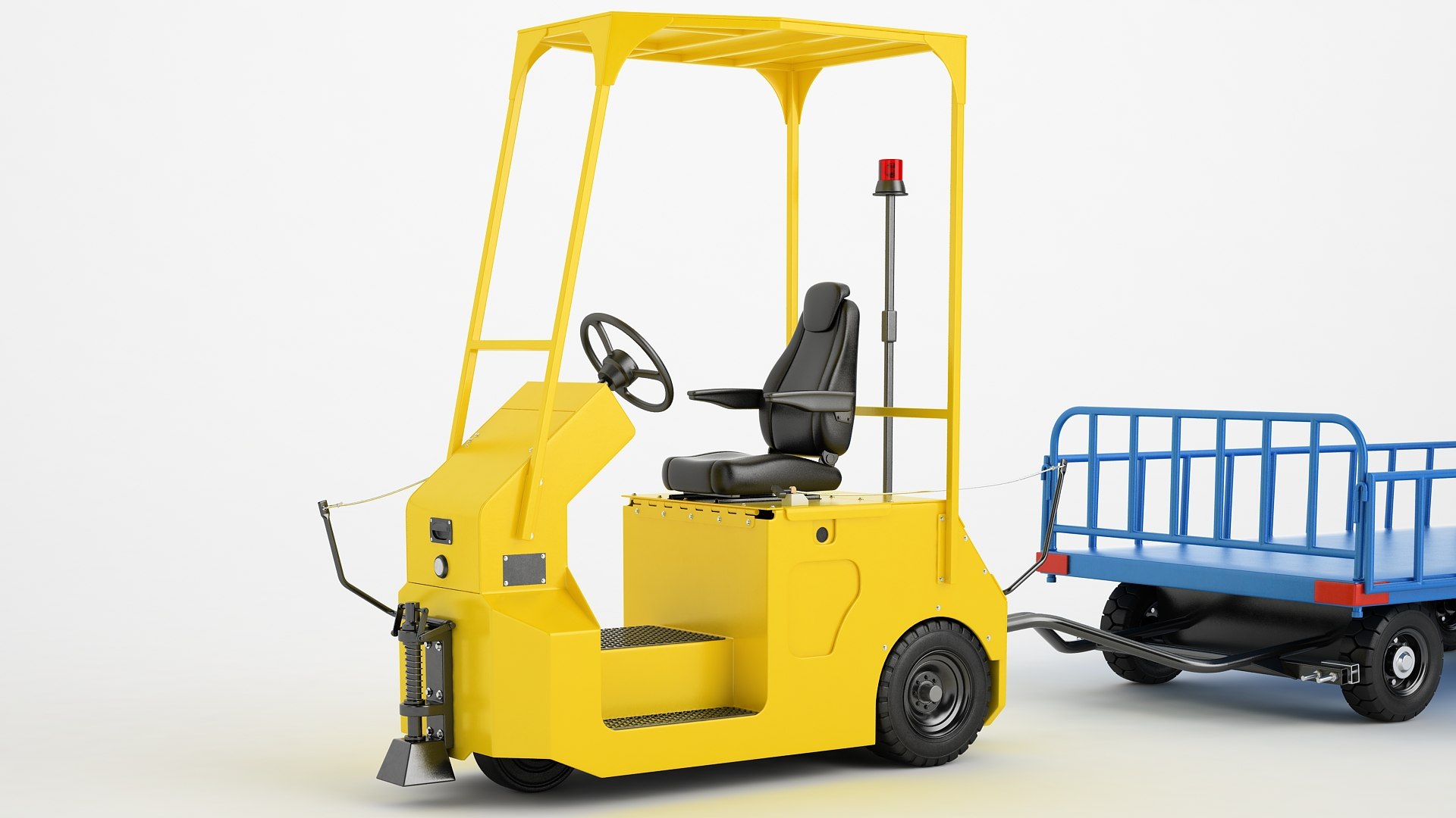 Electric Industrial Tugger 09 3D model - TurboSquid 1737653
