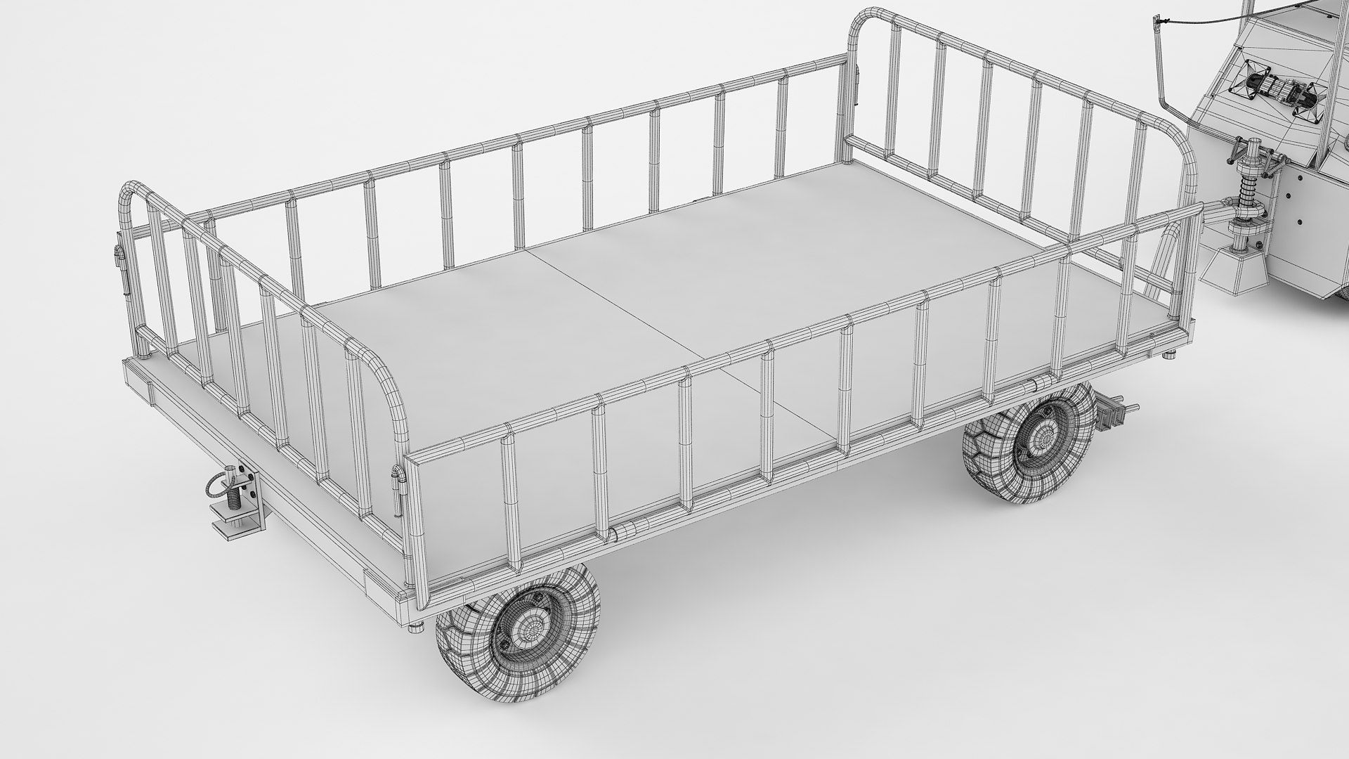 Electric Industrial Tugger 09 3D model - TurboSquid 1737653