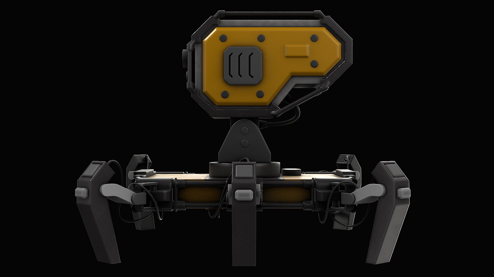 Sci-Fi Walker Robot 3D Model - TurboSquid 2357493