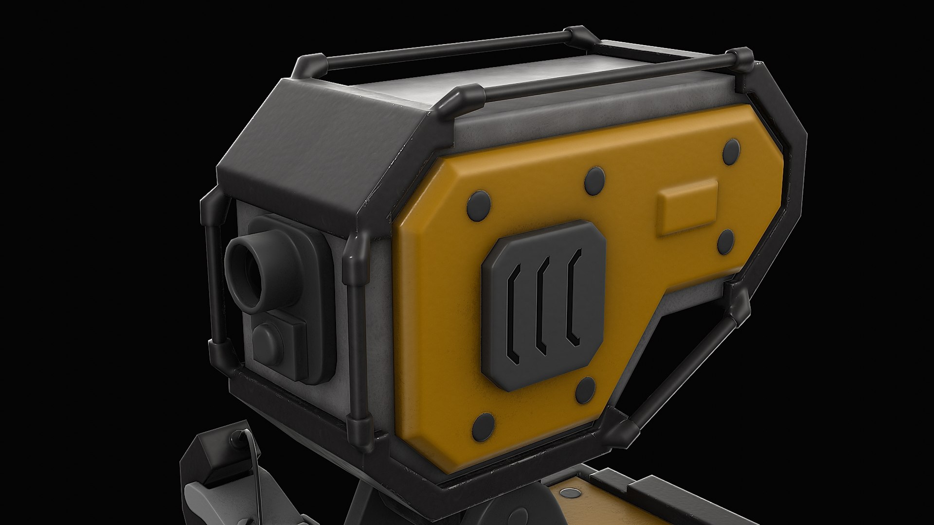 Sci-Fi Walker Robot 3D Model - TurboSquid 2357493